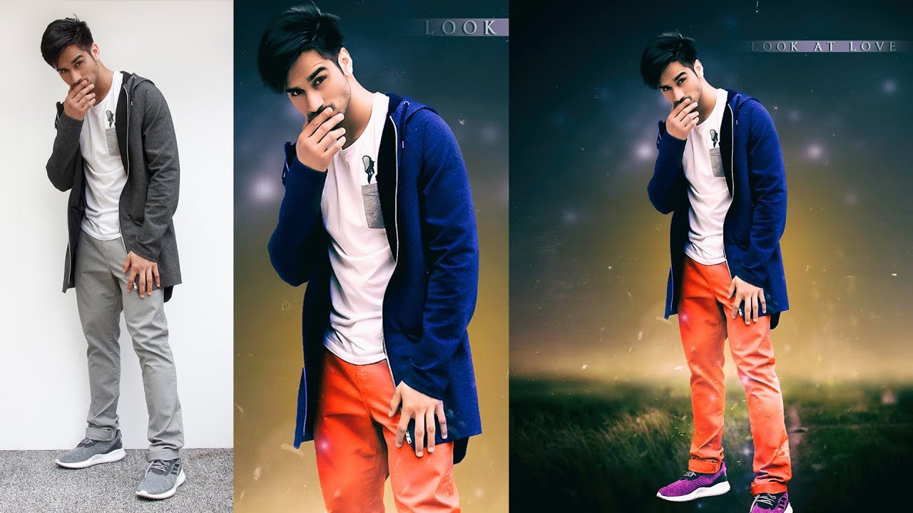 Stylish Boy Photo Edit | Photoshop Manipulation tutorial | - YouTube