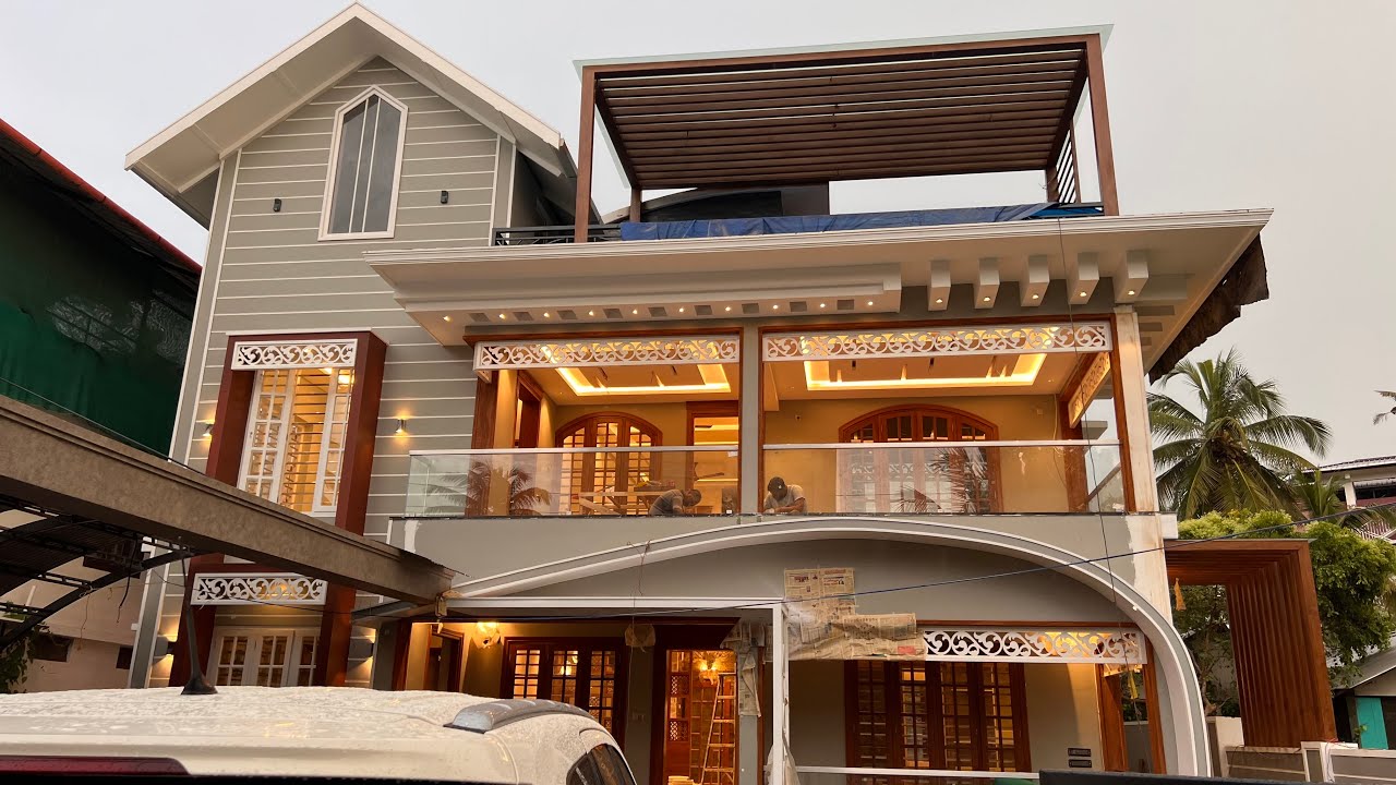 Mr.sijo joseph and heera sijo 5000 sq.ft Residence at ernakulam - YouTube