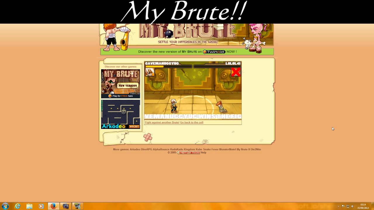 Mini Game - My Brute!! - YouTube