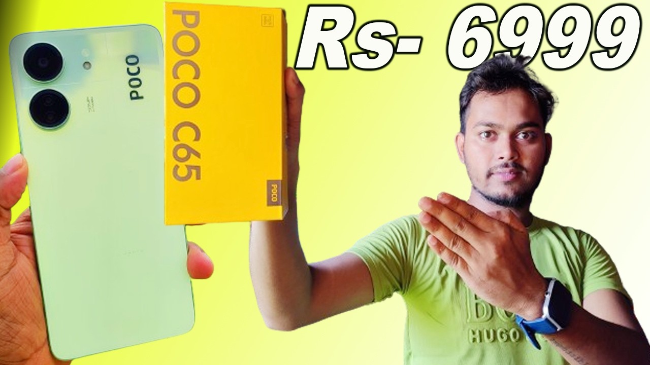 Best Budget Smartphone Under 7000 Rupees | POCO C65, 128GB Unboxing And ...