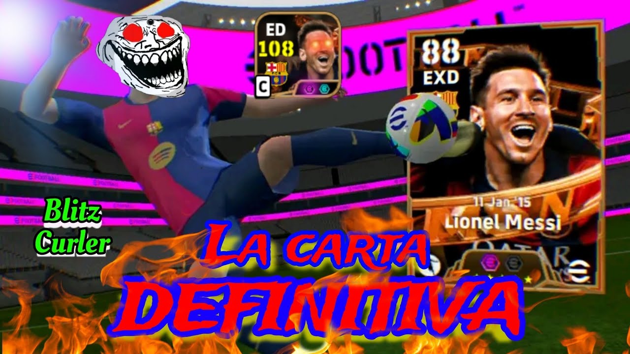 🔥Así ROMPE el JUEGO LIONEL MESSI (MSN) Blitz Curler ☠️ | Efootball 2025 ...