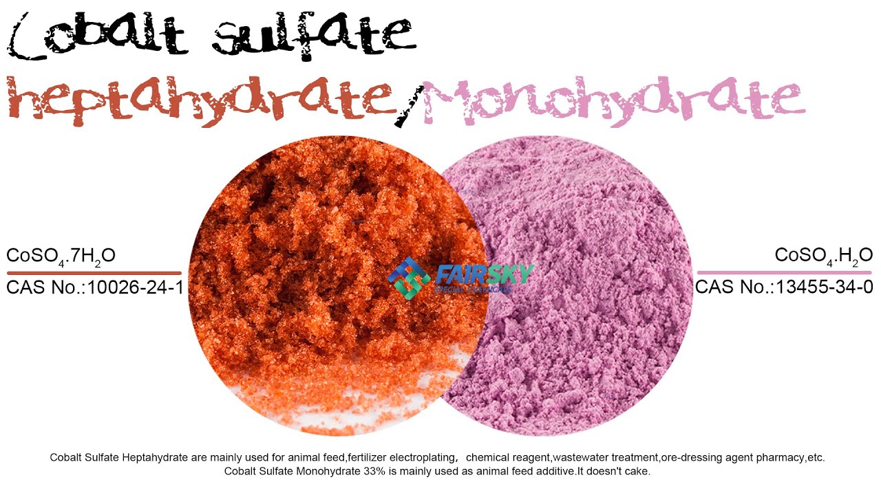 Introduction to the Use of Cobalt Sulfate/CoSO4 - YouTube
