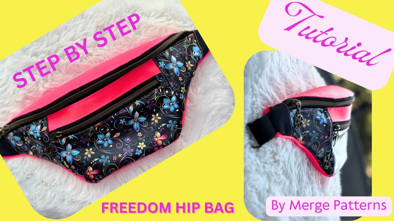 “Sew a Freedom Hip Bag! By Merge Patterns Easy Step-by-Step Tutorial ...