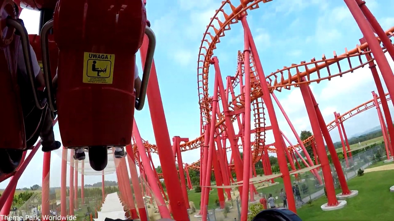 Roller Coaster Mayan On Ride POV - Energylandia - YouTube