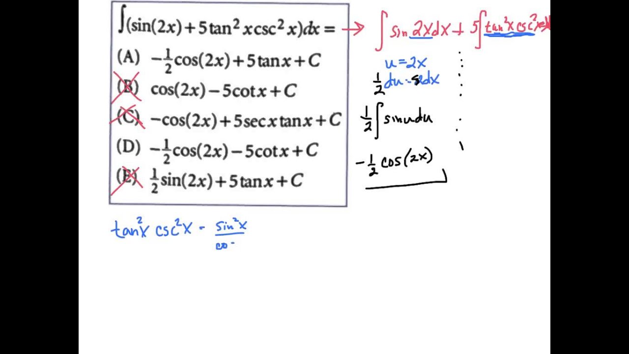 BC MC Integral Practice - YouTube