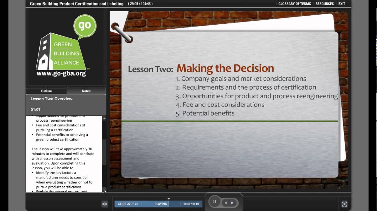 GBA Learn | Green Product Labeling & Certification Sample Sessions ...