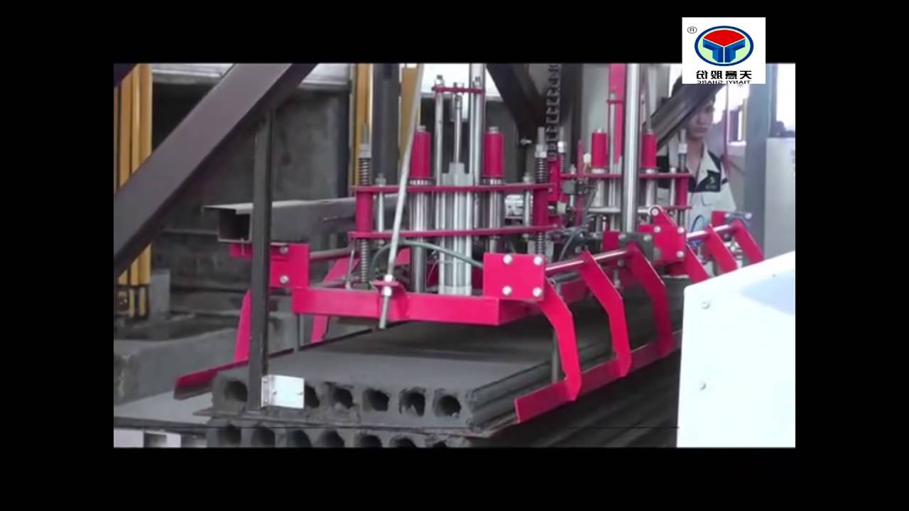 extruded wall panel line - YouTube