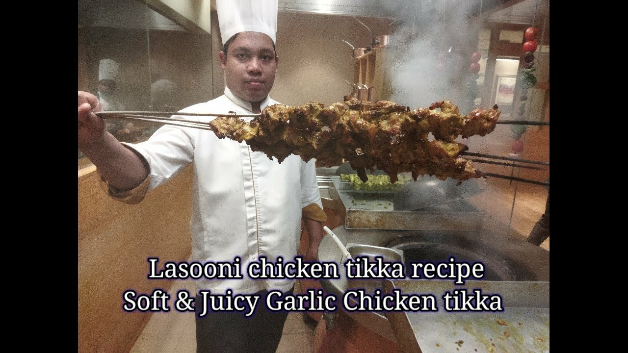 Soft & Juicy Lasooni Chicken tikka recipe | Lasooni murgh tikka ...