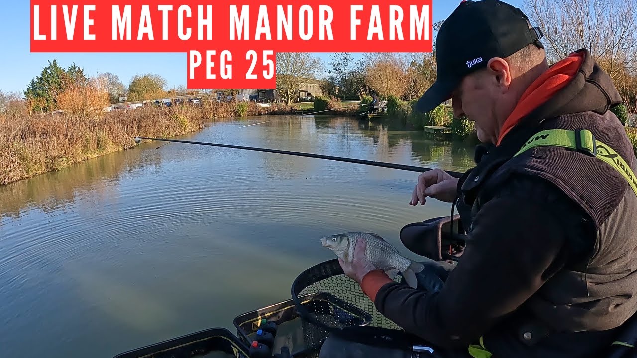 Live Fishing Match Manor Farm Swilland IP6 9LB, #matchfishinguk - YouTube