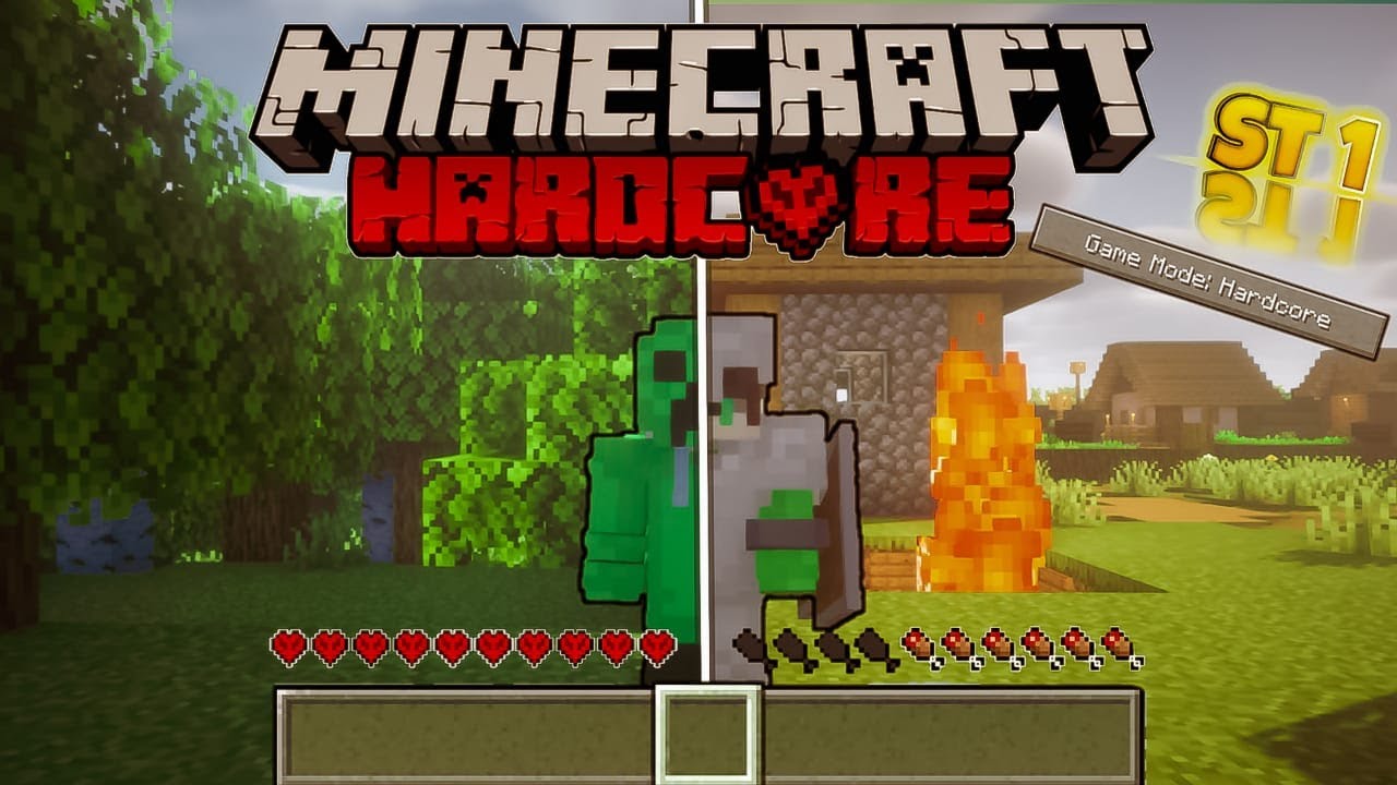 MINECRAFT HARDCORE LIVE - YouTube