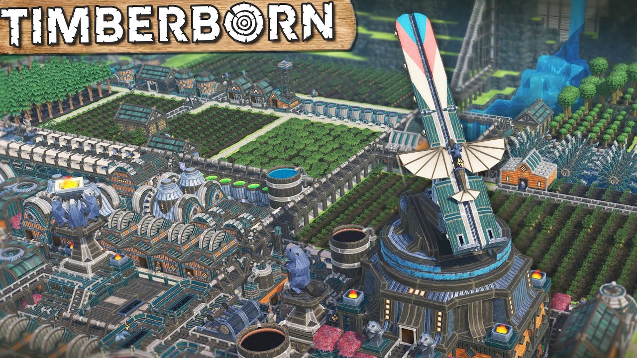 24 Hour Challenge - Build a WONDER in Timberborn Update 6! - YouTube