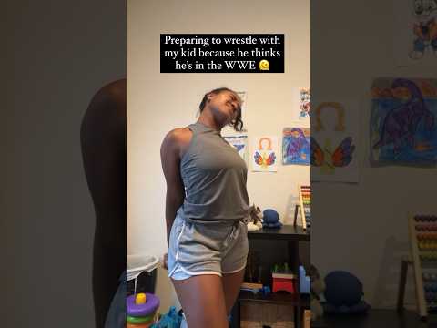 It gets real! #wwe #smackdown #wrestling #mom #boymom #motherhood #shortsfeed #shorts #shortsvideo