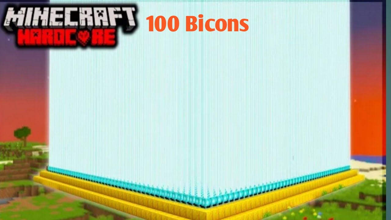 Minecraft But 100 Bicons Challenge - YouTube