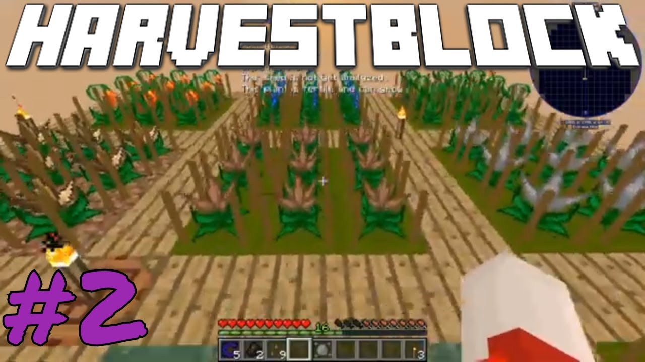 Minecraft HarvestBlock | Minecraft Modded 1.12.2 | Tier 1 Seeds #2 ...