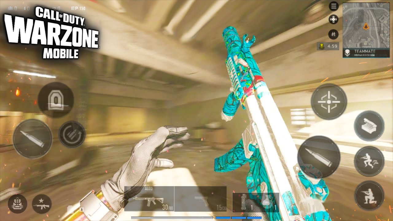 WARZONE MOBILE RELAXING MOVEMENT GAMEPLAY 🫡 REBIRTH ISLAND MAX GRAPHICS ...