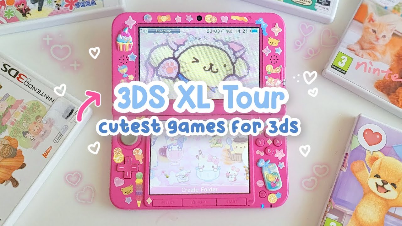 Modded 3DS Collection Tour in 2024 🌸 50+ Cute & NICHE Games for 3DS 💐 ...