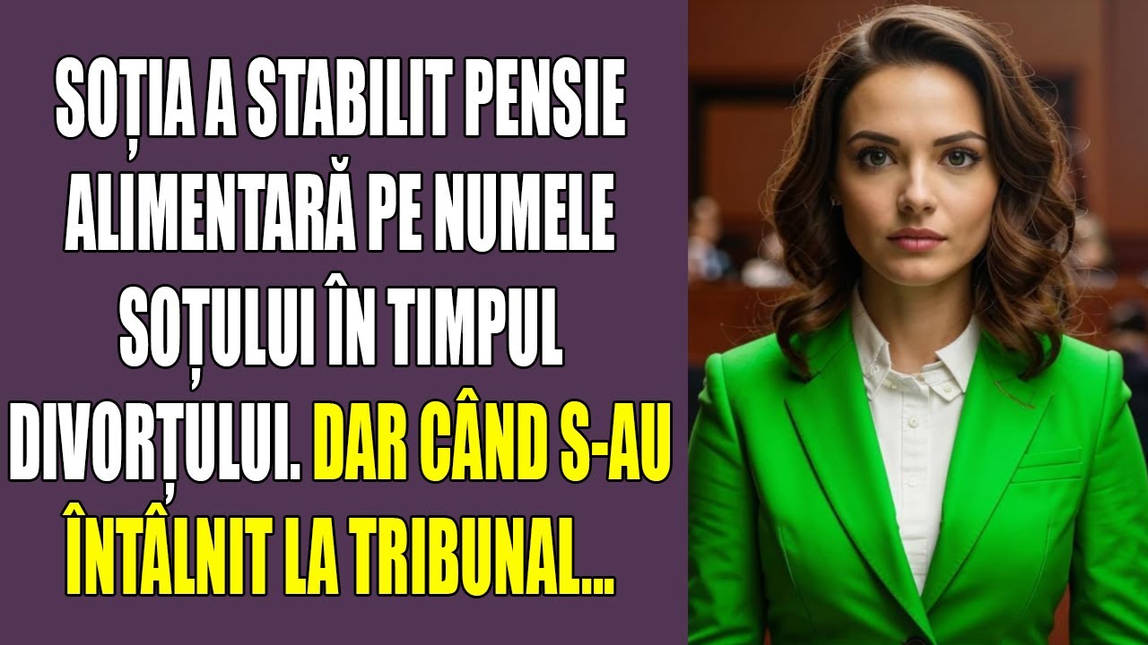 Soția a stabilit pensie alimentară pe numele soțului în timpul divorțului. Dar când s-au ...