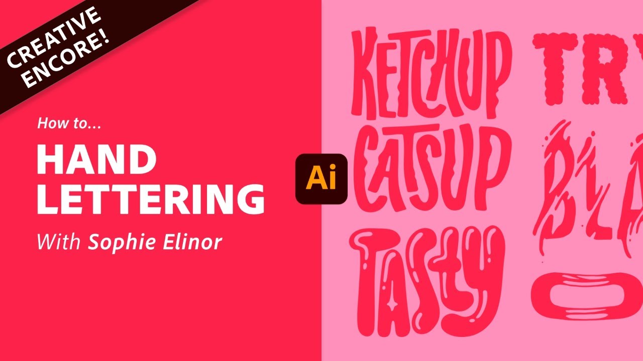 Creative Encore: Hand Lettering in Illustrator with Sophie Elinor - YouTube