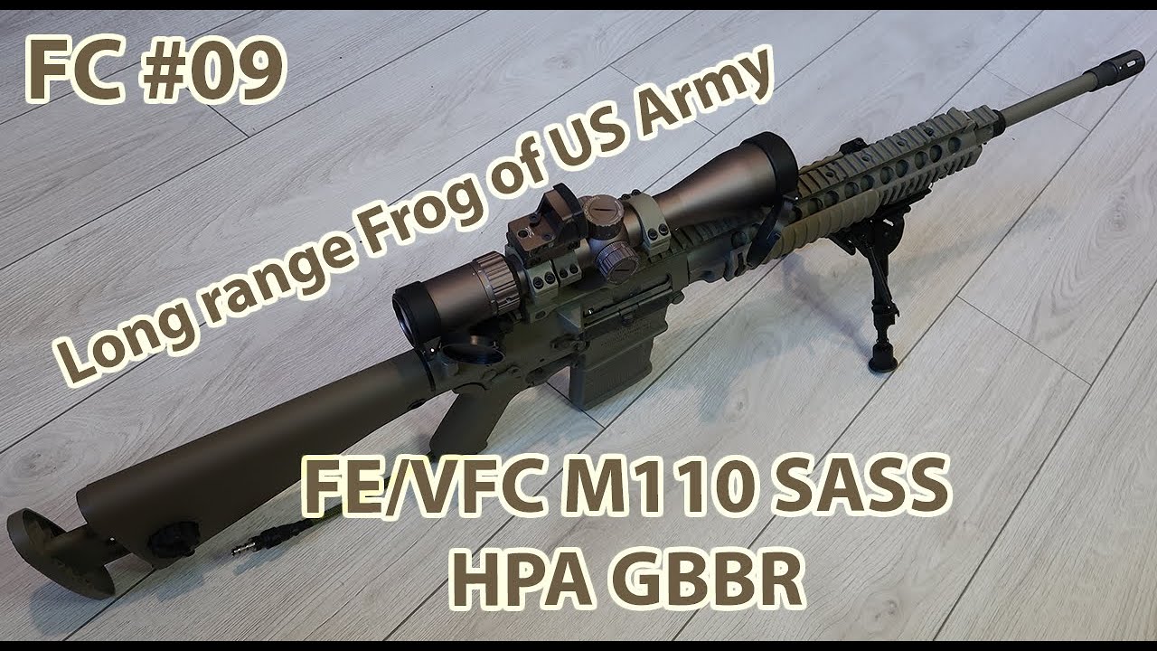 Frog Custom #09 - FE/VFC M110 SASS HPA GBBR - YouTube