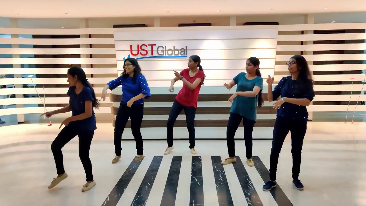 Fun Office Dance That Make Work Awesome - UST GLOBAL - YouTube