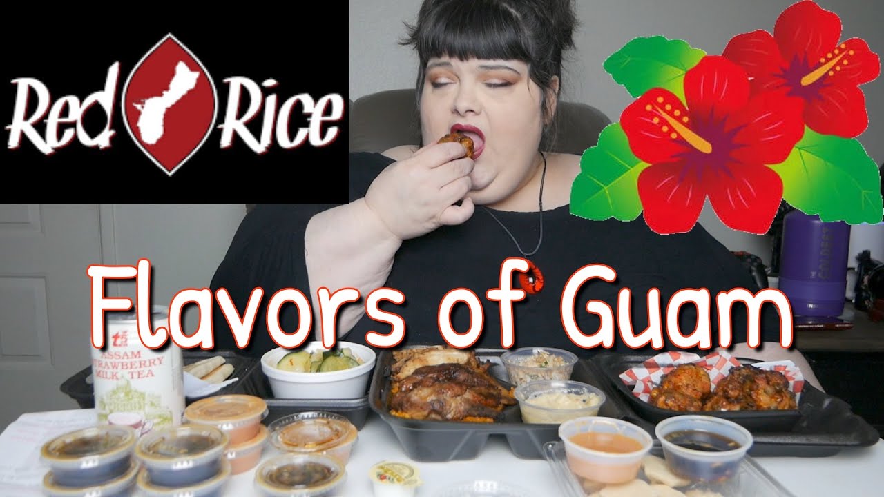 Red Rice Flavors of Guam * Chicken Kelaguen * Coconut Titiyas * Shrimp ...