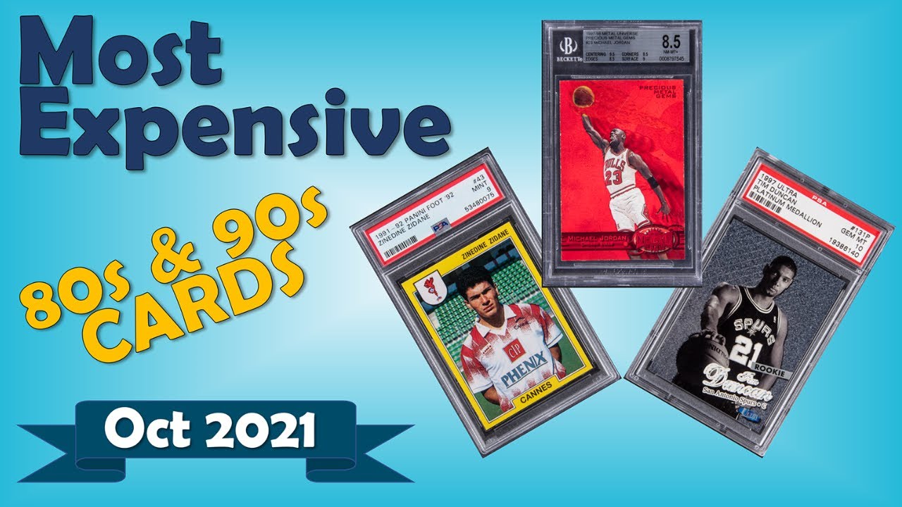 Top 15 80s & 90s Sports Card Sales for October 2021 | Ep 8 - YouTube