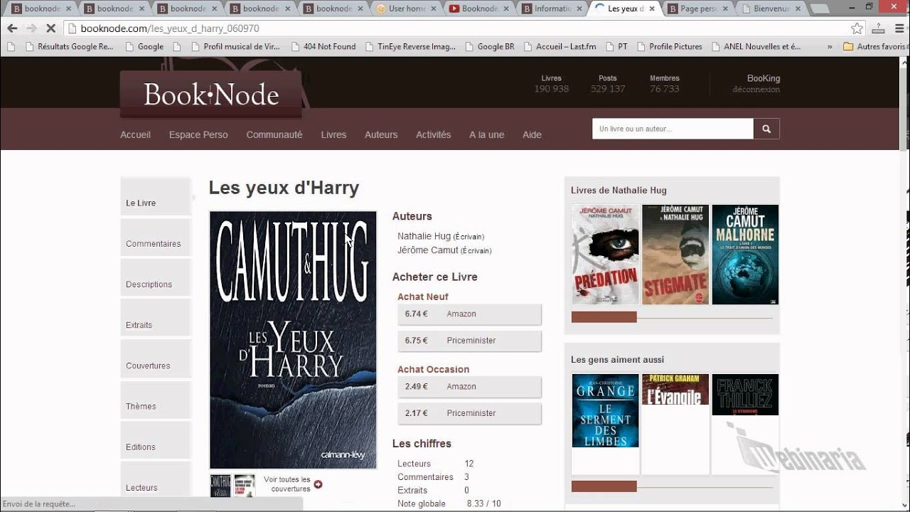 Sur Booknode #1 : Création de compte et ajout de livres dans sa ...