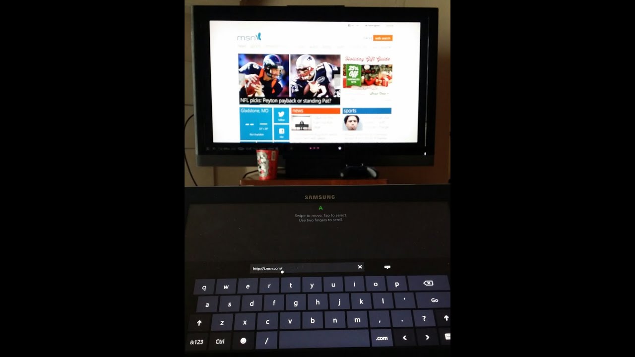 Xbox One in action [voice commands, internet, SmartGlass] - YouTube