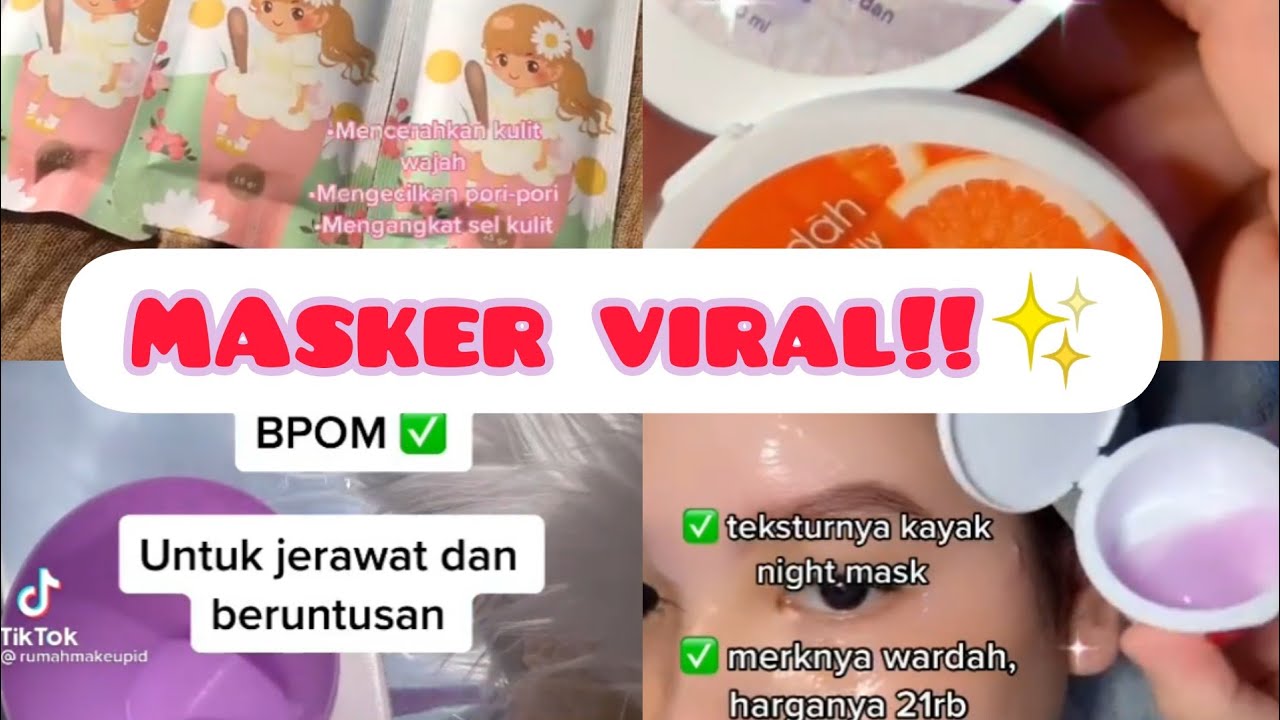 MASKER VIRAL TIKTOK II Racun Tiktok II part 2 - YouTube