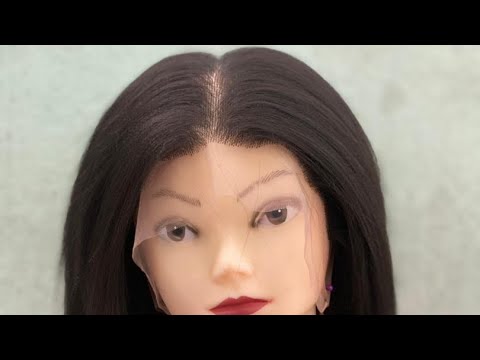 CONFECTION’ D’UNE FULL LACE pour tresse et natte - YouTube