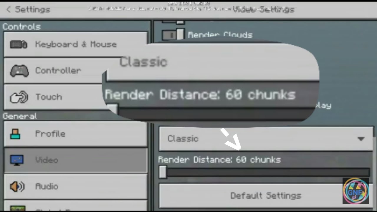 How To Get 60 Chunks Render Distance In MCPE! - YouTube