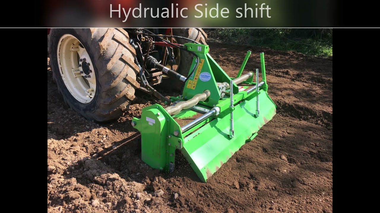 Bomet Virgo side shift Rotavator - Whites of Portadown - YouTube