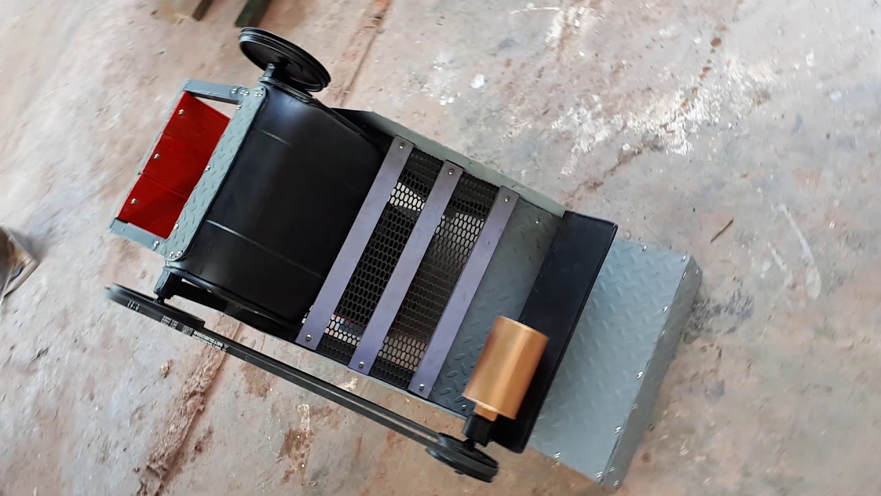 DIY mini JAW CRUSHER for demo set - YouTube