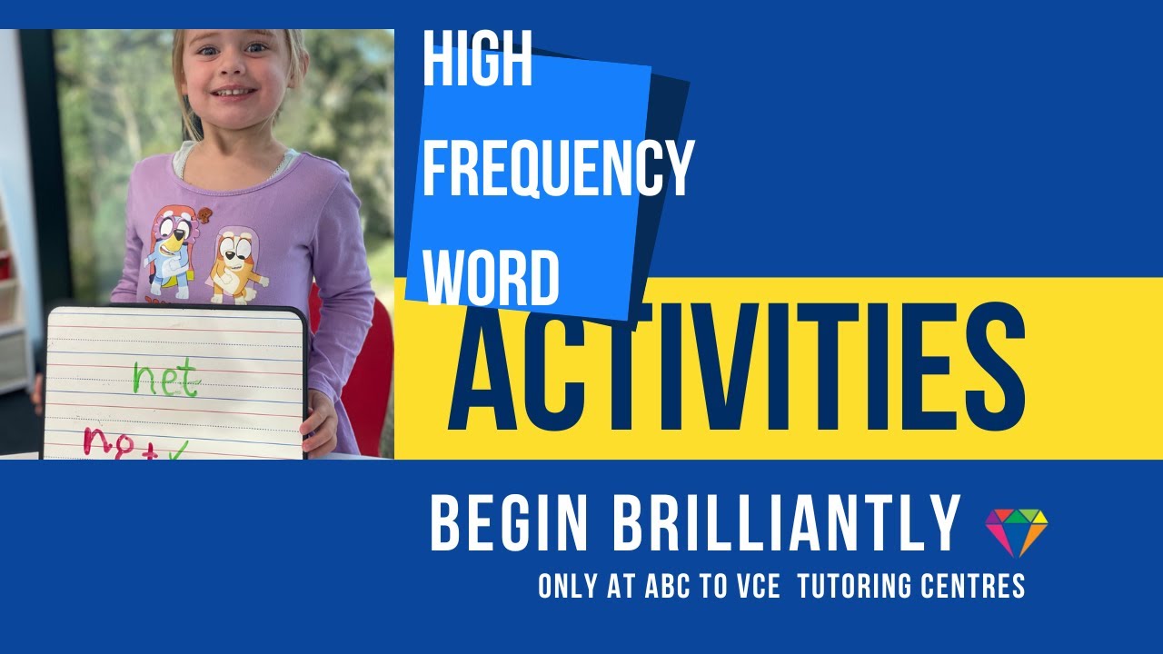 High frequency word activities - YouTube