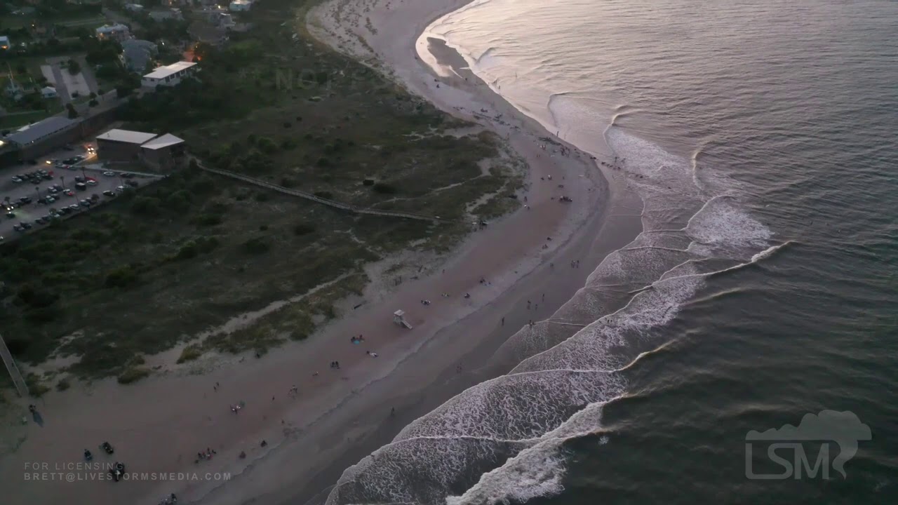 8-1-2020 Tybee Island, Georgia - Drone - PreStorm - High Tide - TS ...
