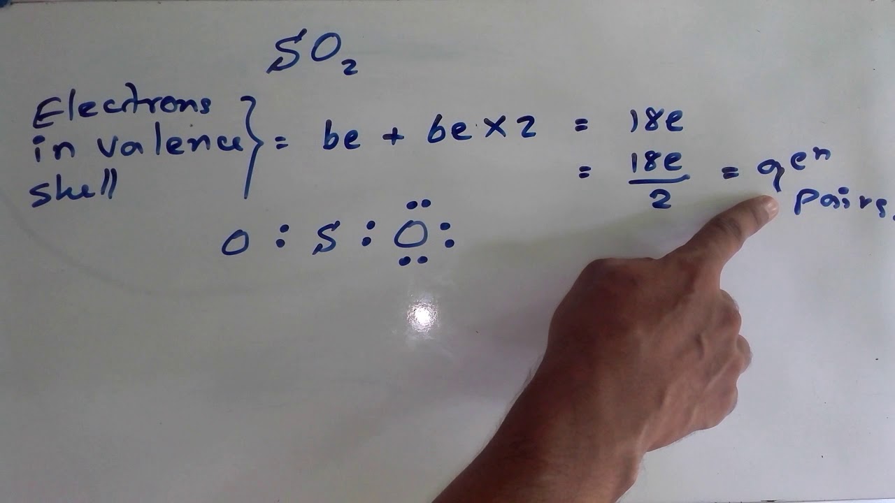 #How to draw lewis structure of sulfur dioxide(SO2).#Lewis structure of ...