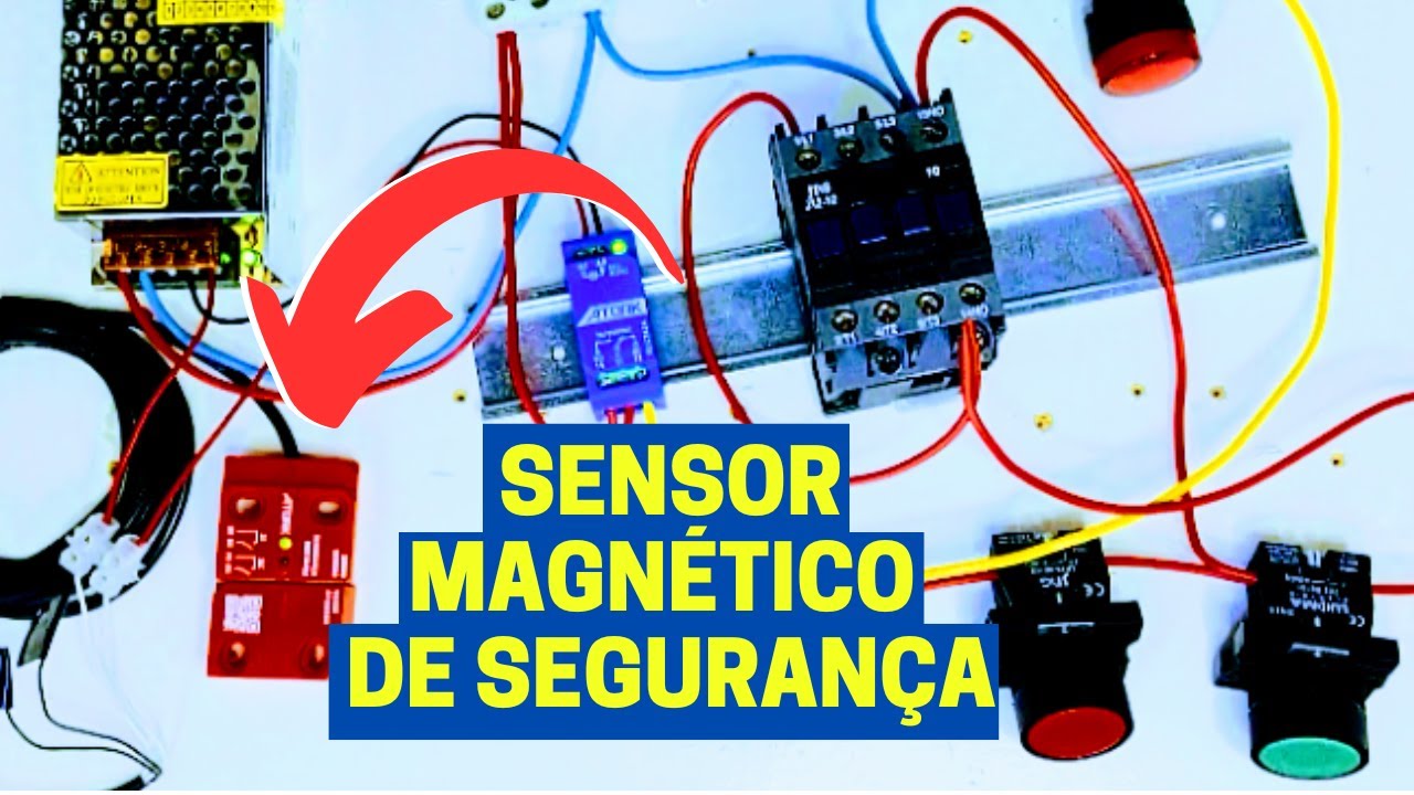 SENSOR MAGNÉTICO de segurança com 2 NA | ATORK - YouTube