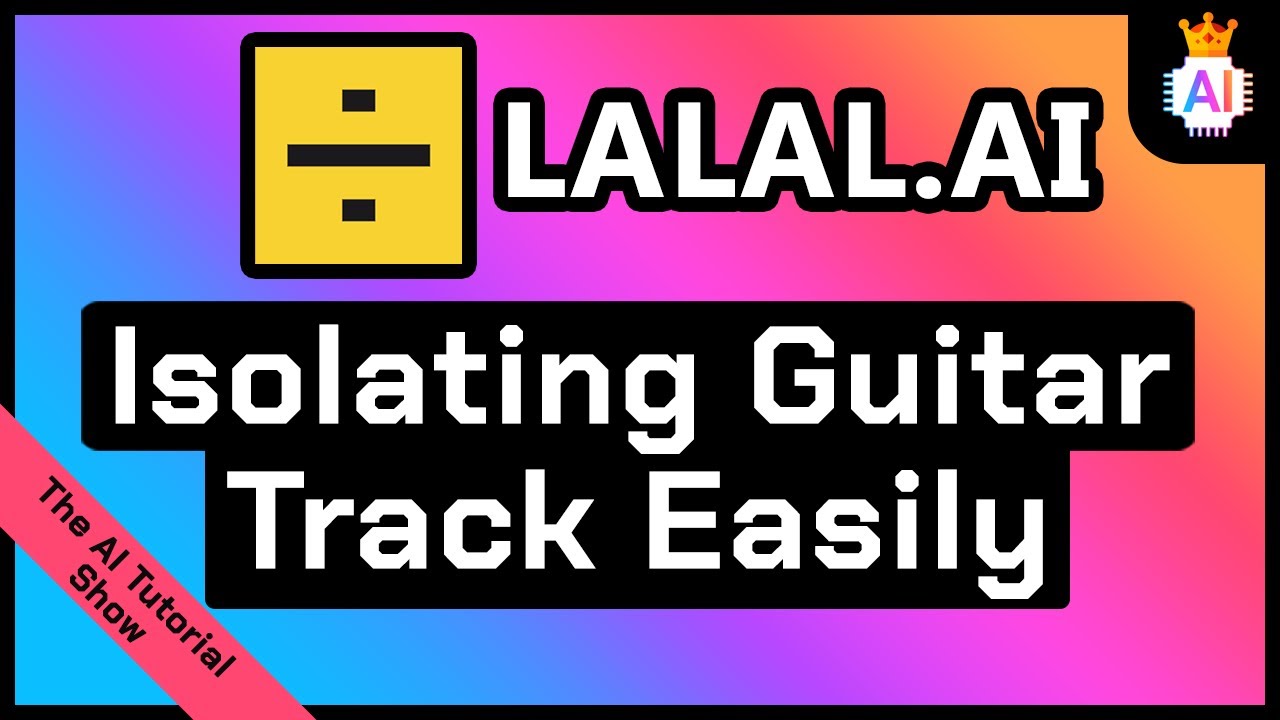 How To Separate Guitar Track From Song Online | The A.I. Tutorial Show ...