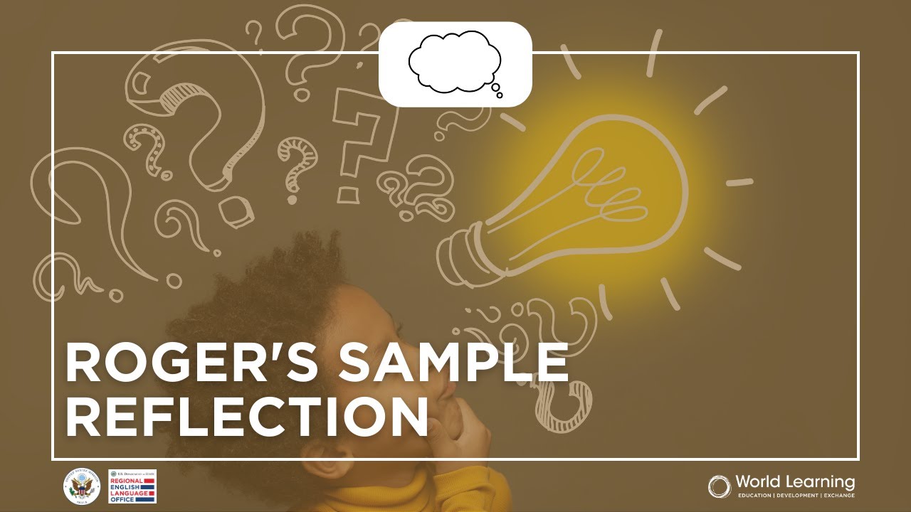 Roger's Sample Reflection - YouTube