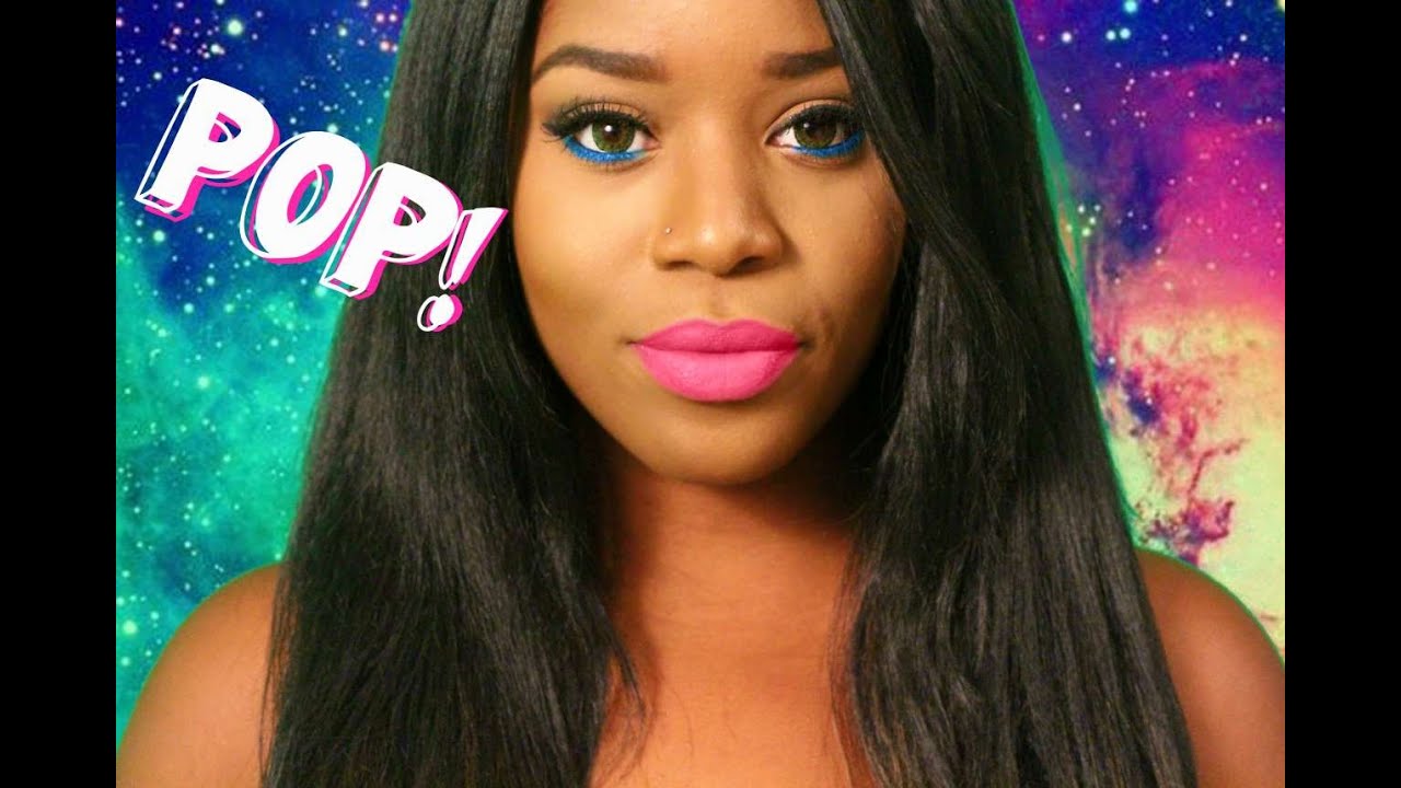 Easy Pop of Color Makeup Tutorial - YouTube