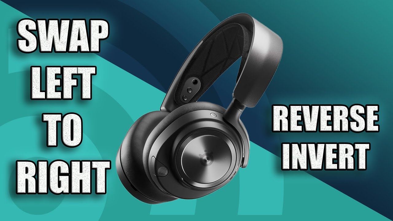 How To Swap Headphone Sound From Left To Right - YouTube
