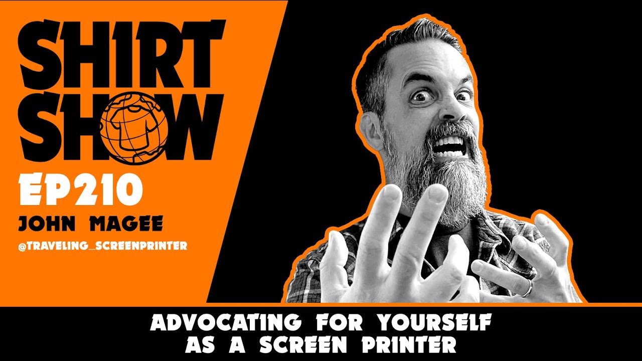 John Magee | @traveling_screenprinter | Shirt Show 210 - YouTube