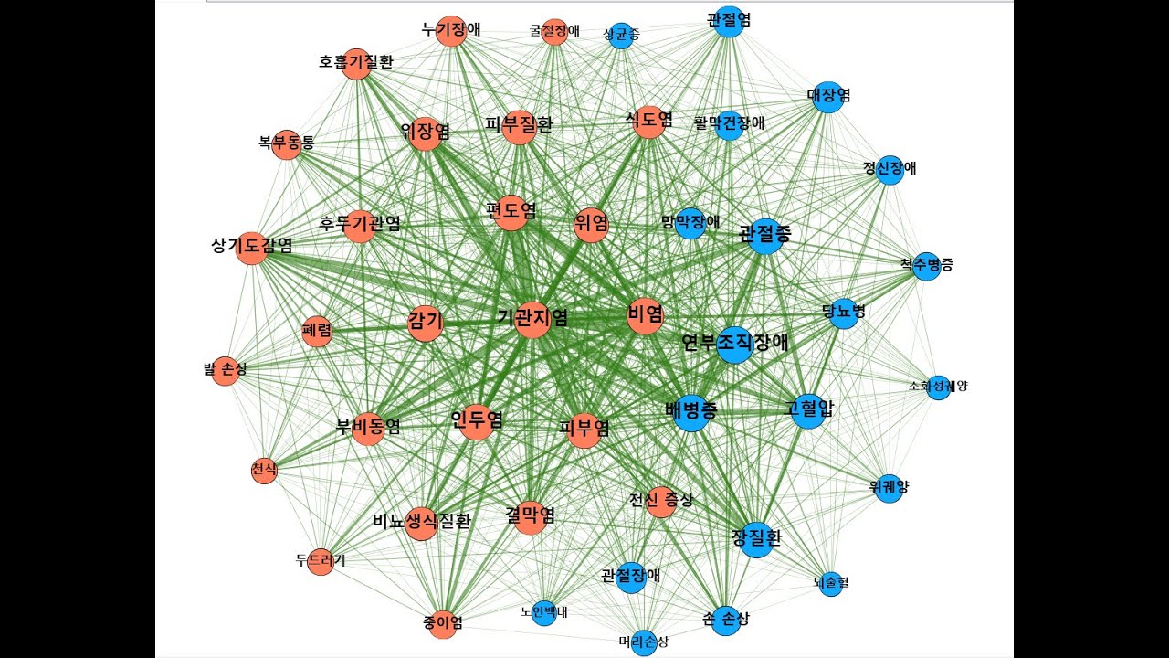 SNA(사회연결망분석)8/8 - Gephi에 의한 2-mode SNA - YouTube