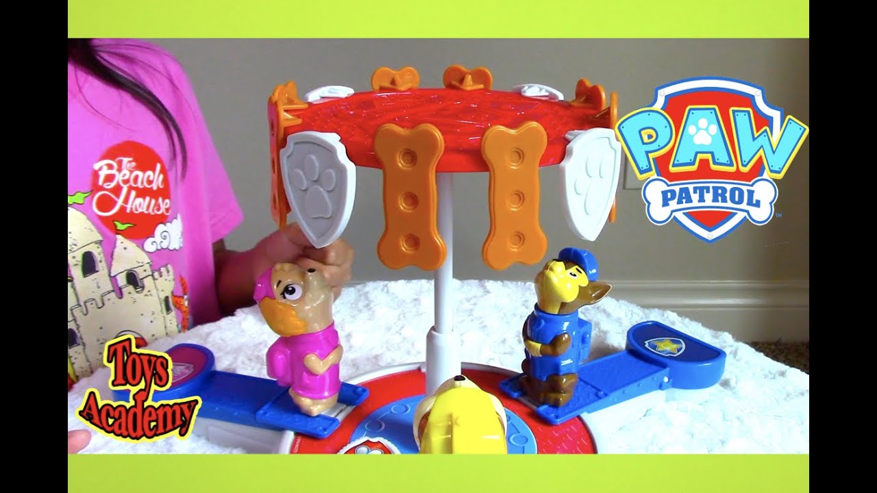 Family Game Time with Paw Patrol Pups in Training Game | Toys Academy ...