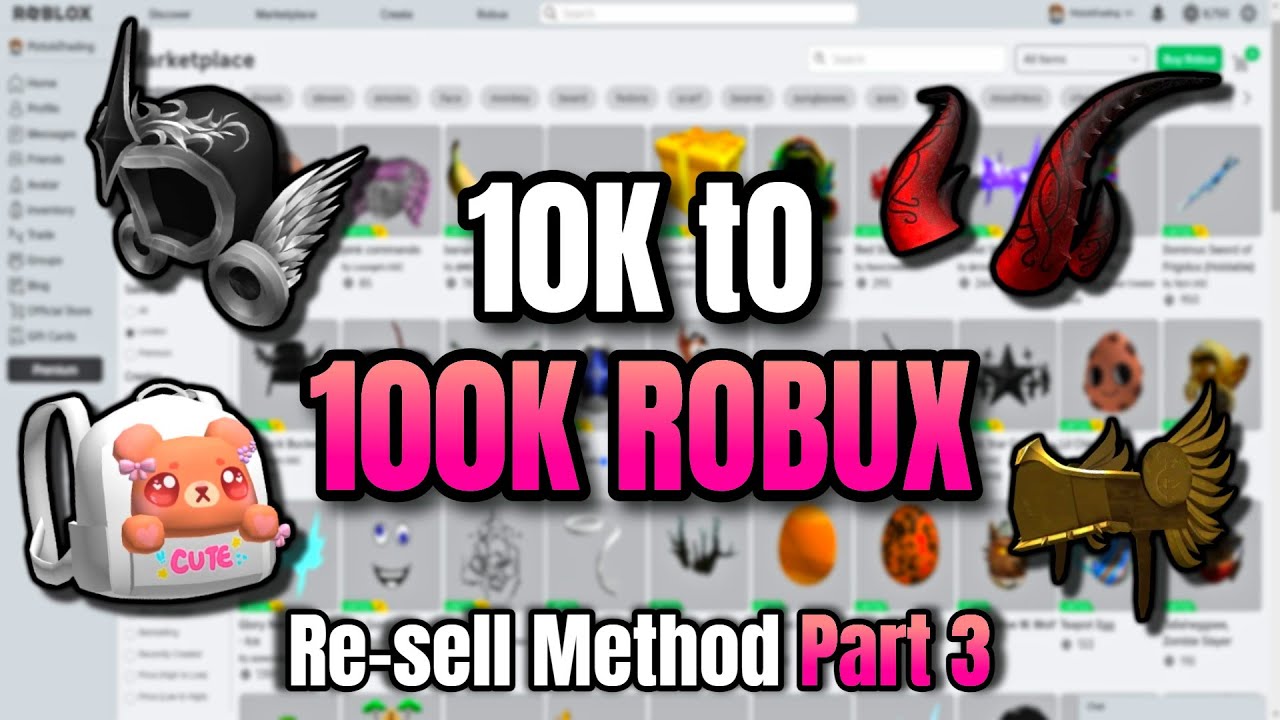 10k to 100k ROBUX by Reselling Limited Collectables (Episode 3 - Week ...