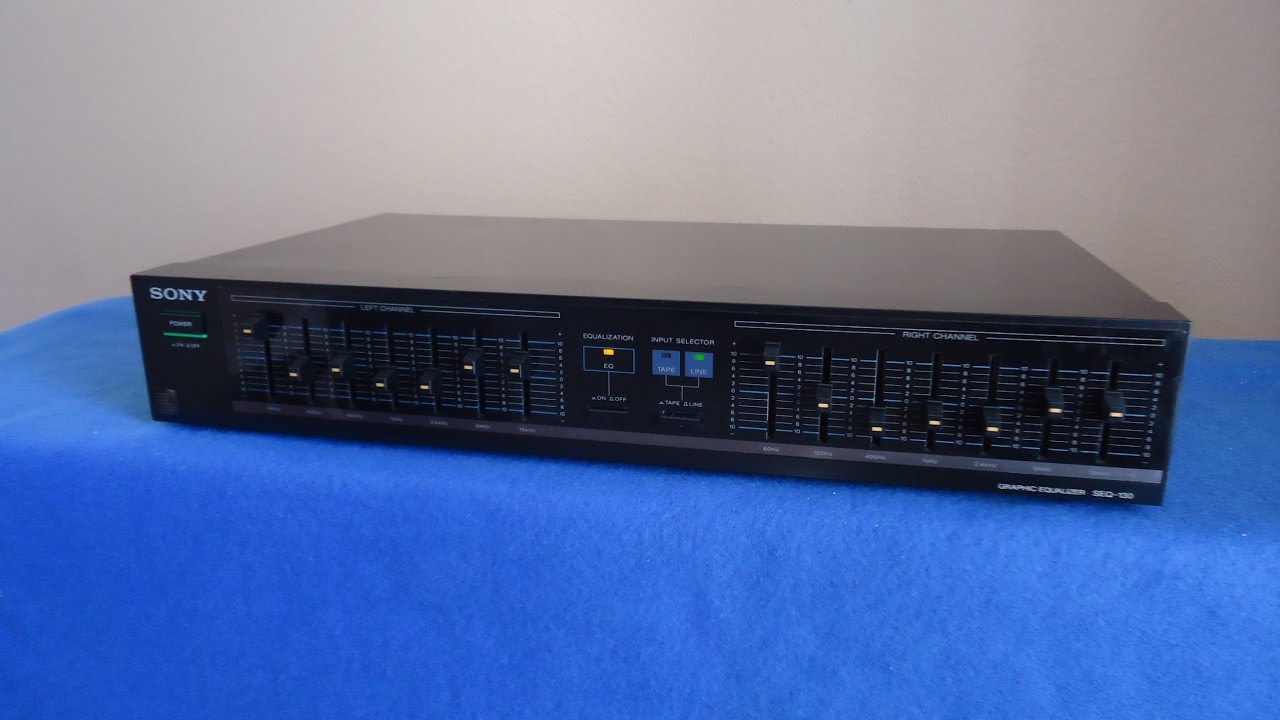 Sony SEQ-130 7 Band Graphic Equalizer ____________ sn: 804987 - YouTube