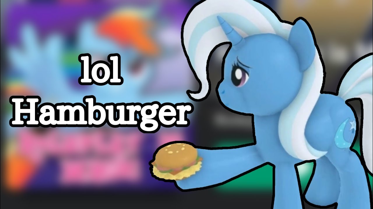 BURGER Is Magic Roblox MLP Game - YouTube