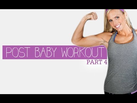 POST PREGNANCY Workout Series - Part 4 (Exercises for NEW MOMS!!) - YouTube