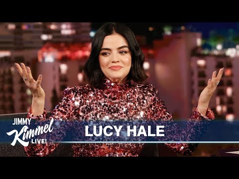 Jimmy Kimmel Surprises Lucy Hale with Old Singing Clip