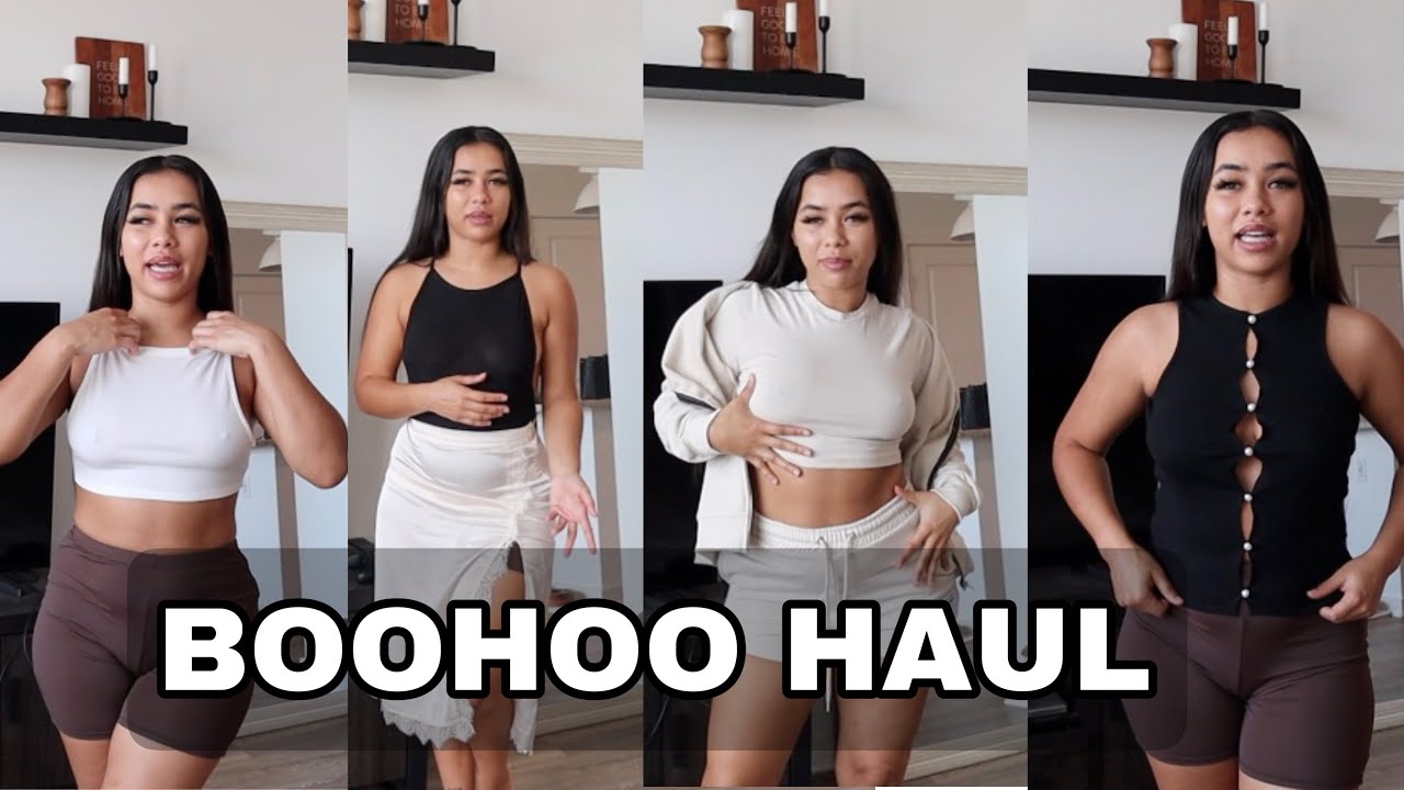 BOOHOO HAUL| TRY ON HAUL + BASICS + SUMMER/FALL - YouTube